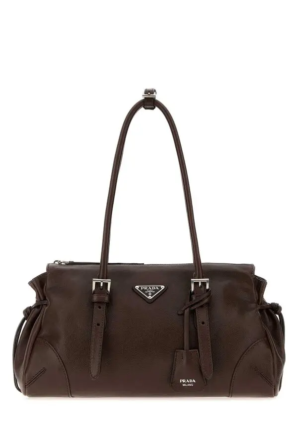 Prada Leather Medium Bonnie Shoulder Bag