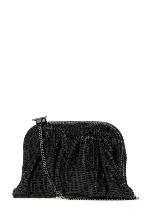 Benedetta Bruzziches Embellished Fabric Small Venus Clutch