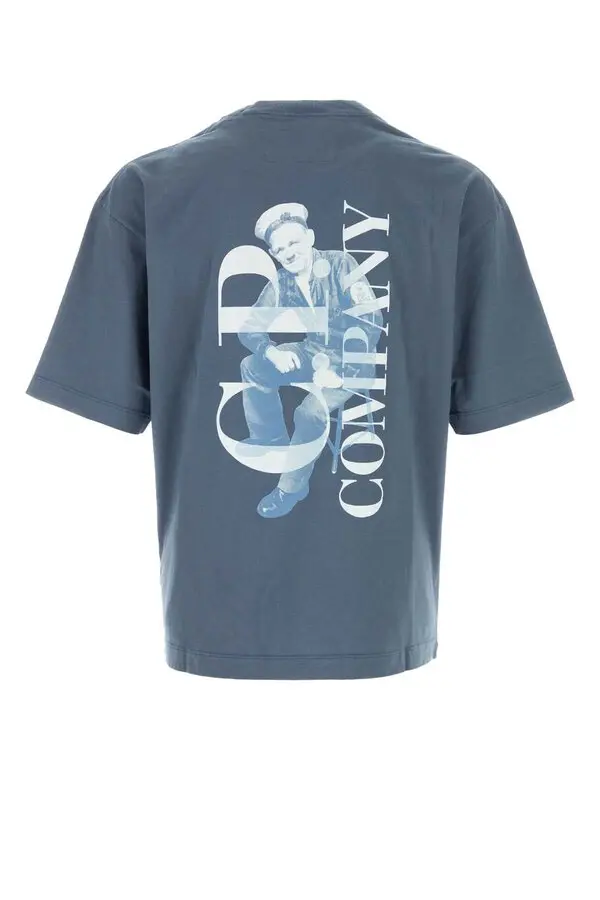 C.P. COMPANY Denim Cotton T-shirt