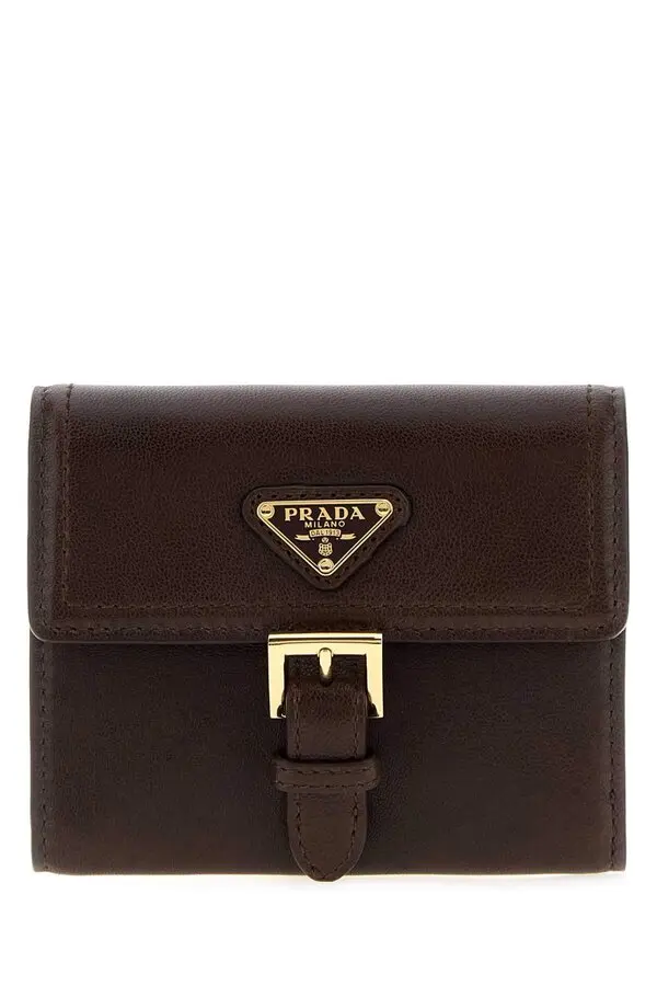 Prada Nappa Leather Wallet - Brown