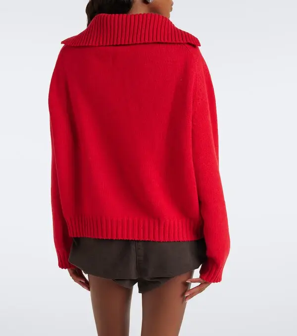 Magda Butrym Wool And Cashmere Polo Sweater