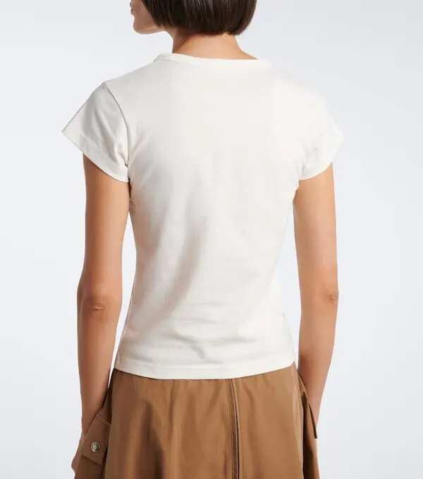 Moncler Printed Cotton Jersey T-shirt