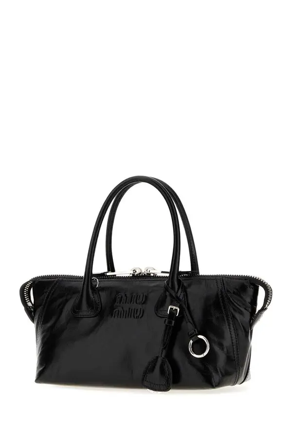 Miu Miu Leather Handbag - Black