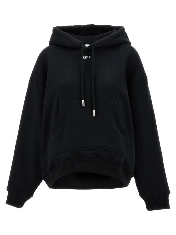 Off-White Off Stamp' Hoodie - Black