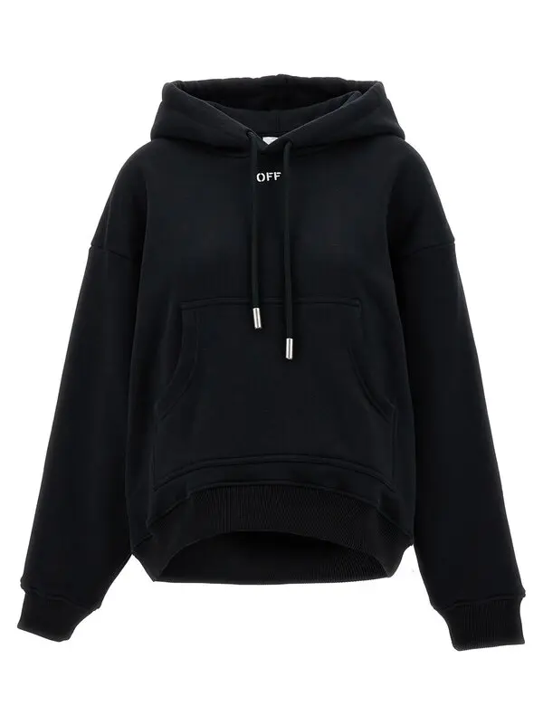 Off-White Off Stamp Hooded Sweatshirt - Black