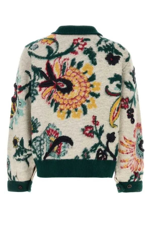 Sacai Embroidered Wool Sweater