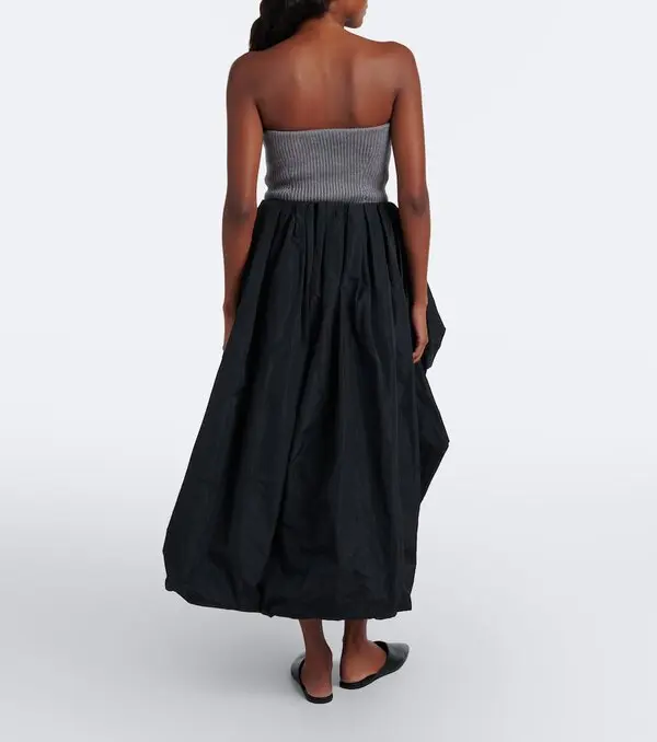 JIL SANDER Asymmetric Midi Skirt