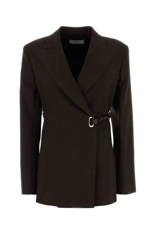 Sportmax Stretch Viscose Cinta Blazer