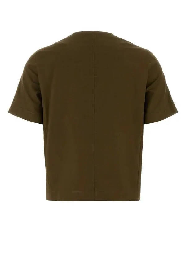 Max Mara Stretch Cotton Zanzara Blouse - Green