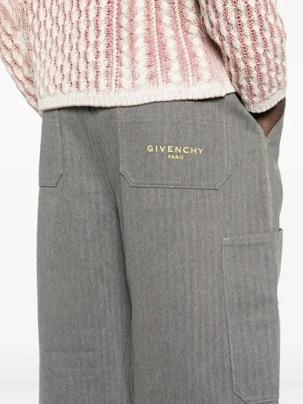 Givenchy Denim Pants With Front `couture` Seams