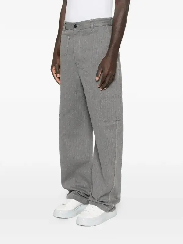 Givenchy Denim Pants With Front `couture` Seams