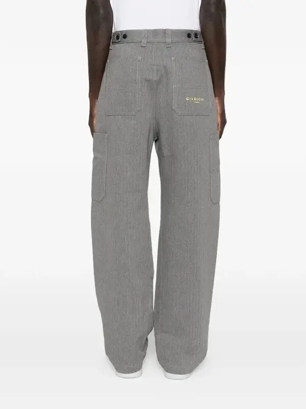 Givenchy Denim Pants With Front `couture` Seams