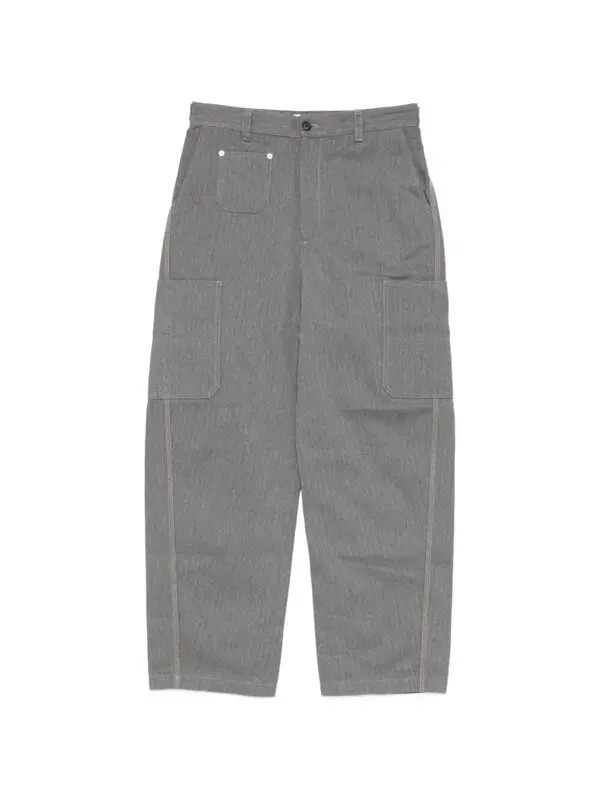 Givenchy Denim Pants With Front Couture Seams - Multicolor