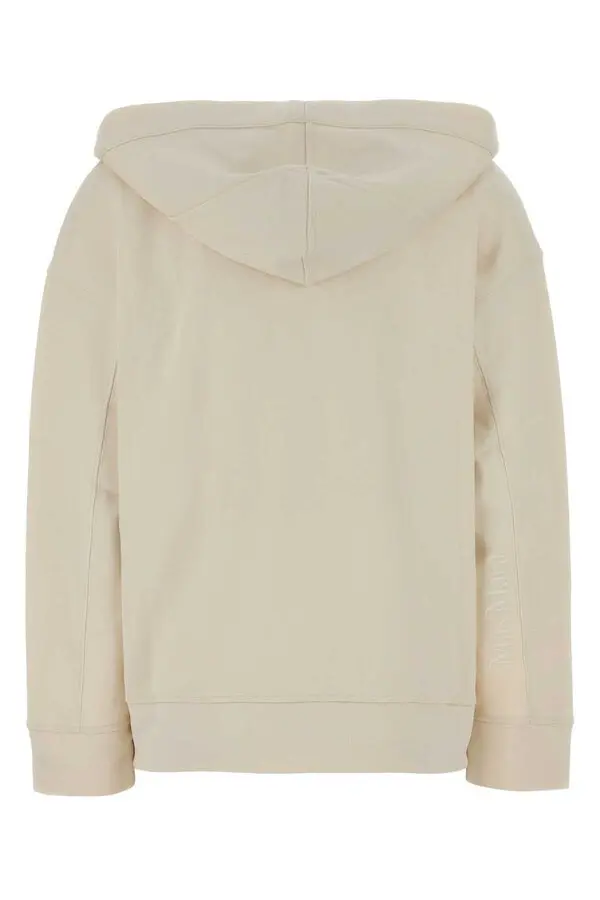Max Mara Cotton Blend Buona Sweatshirt - White