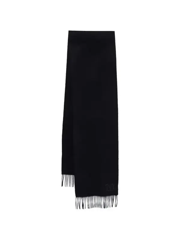 Max Mara Monogram Embroidered Cashmere Stole - Multicolor