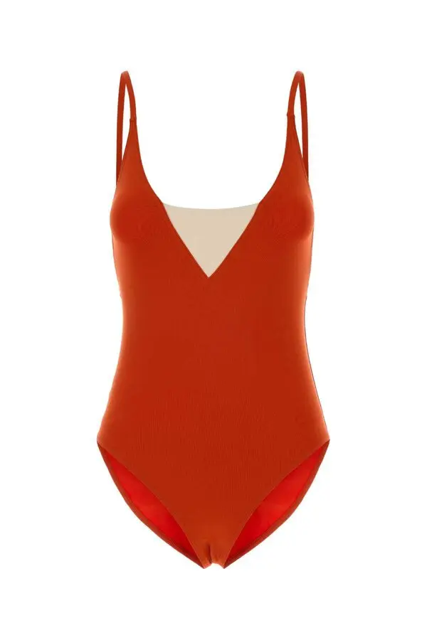 ERES Coral Stretch Nylon Entrevue Swimsuit - Red