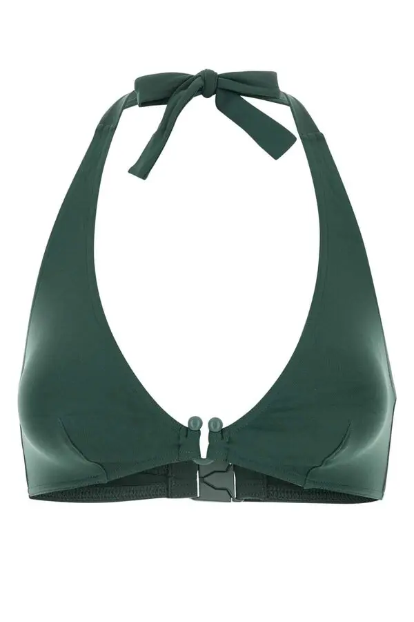 ERES Stretch Nylon Noctambule Bikini Top - Green