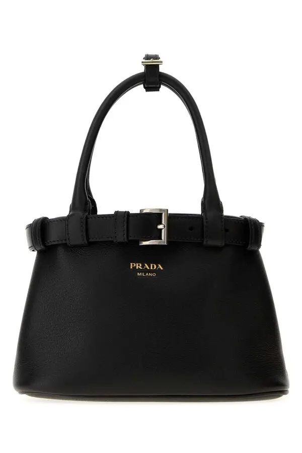 Prada Leather Handbag - Black