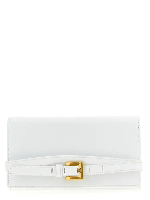 Balmain Shuffle' Wallet Chain - White