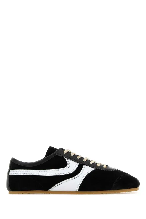 Dries Van Noten Suede Sneakers - Black