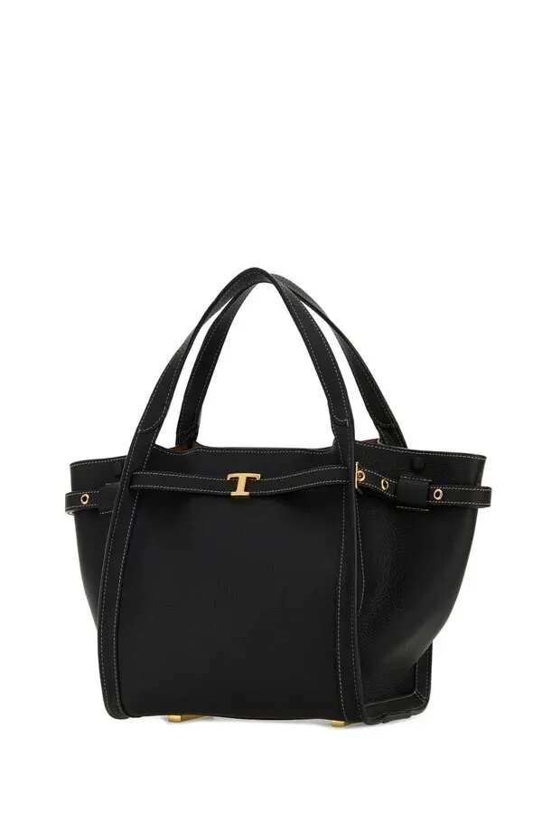 TOD'S Leather Small Handbag - Black