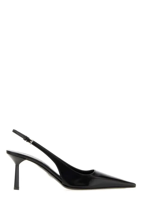 Prada Leather Pumps - Black