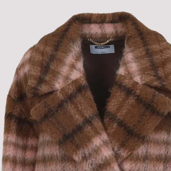Moschino Check Coat