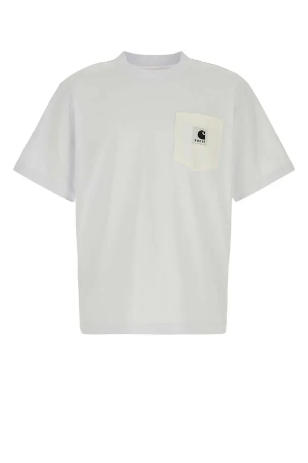 Sacai Cotton X Carhartt Wip T-shirt - White