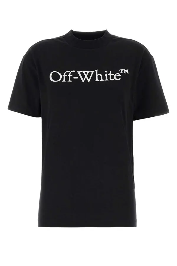 Off-White Cotton T-shirt - Black