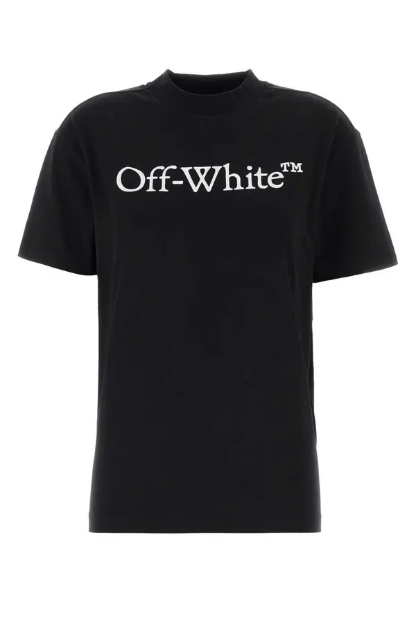 Off-White Cotton T-shirt - Black