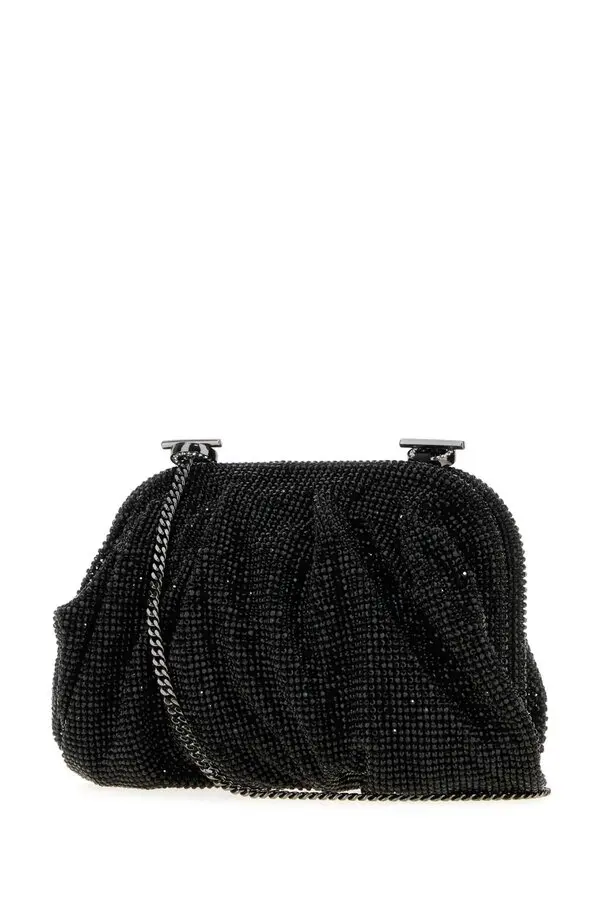 Benedetta Bruzziches Embellished Clutch - Black