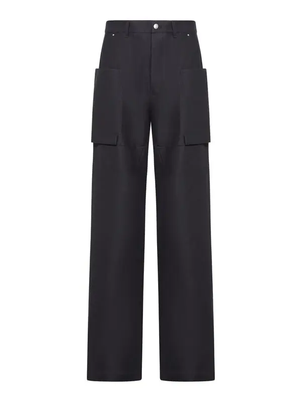 Rick Owens Stefan Cotton Blend Cargo Pants