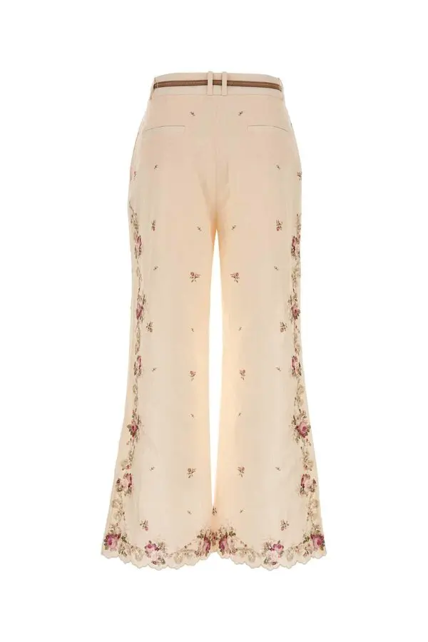 Zimmermann Printed Linen Patience Pant
