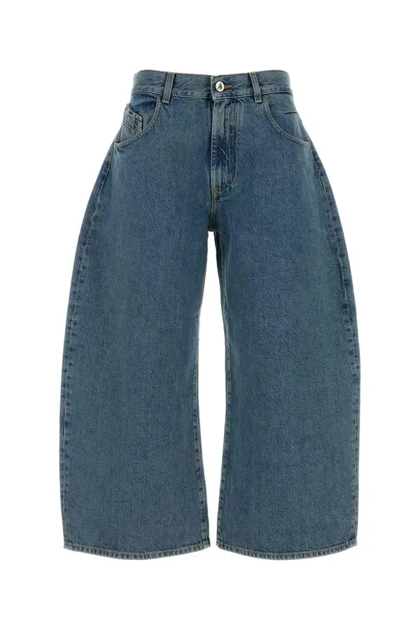 Attico Denim Wide-leg Jeans - Blue