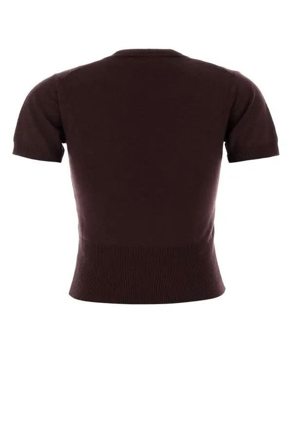 VIVIENNE WESTWOOD Aubergine Wool Bea Sweater