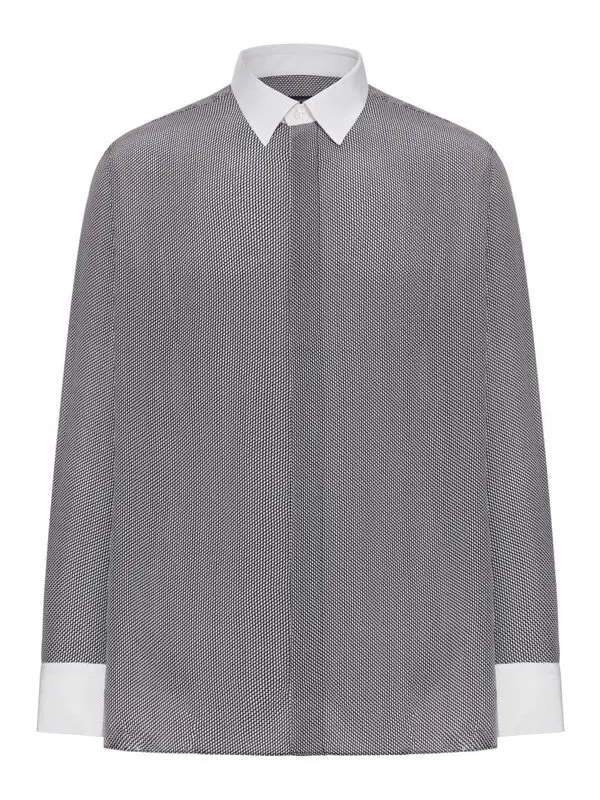 TOM FORD Silk Shirt With Graphic Print - Multicolor