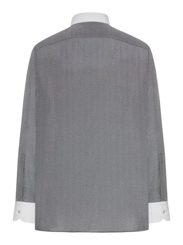 TOM FORD Silk Shirt With Graphic Print - Multicolor