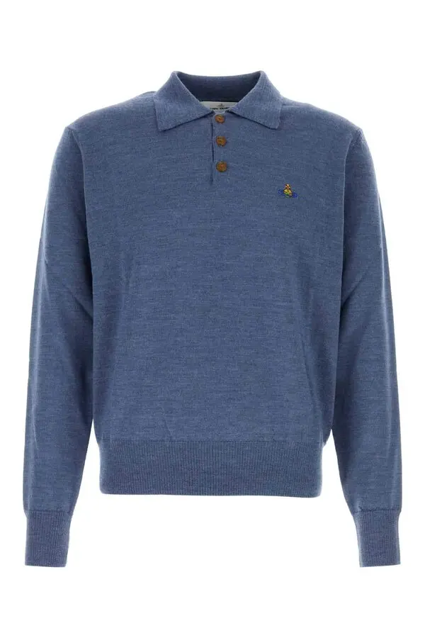 VIVIENNE WESTWOOD Air Force Wool Mark Polo Shirt
