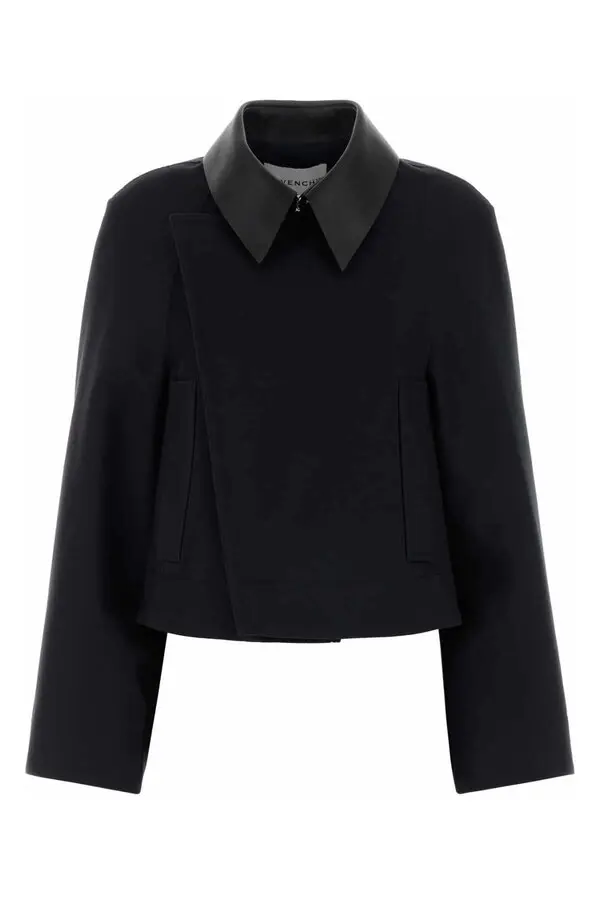 Givenchy Cotton Blend Jacket - Black