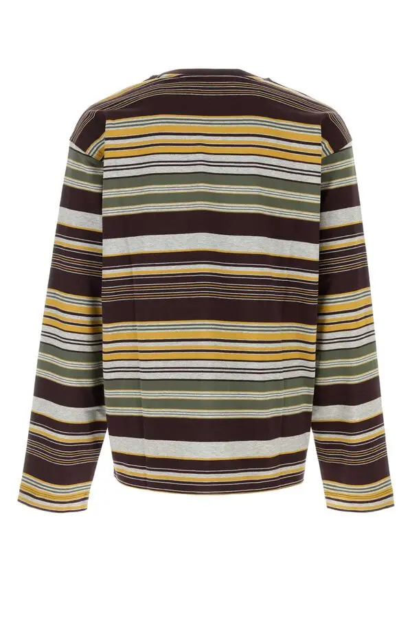 Dries Van Noten Embroidered Cotton Oversize Hember T-shirt