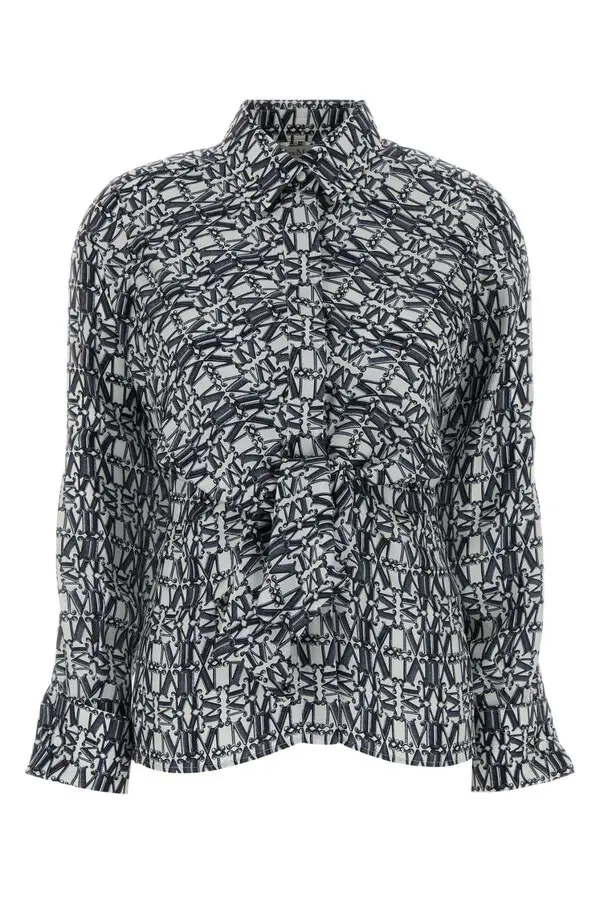 Max Mara Printed Silk Shirt - Multicolor
