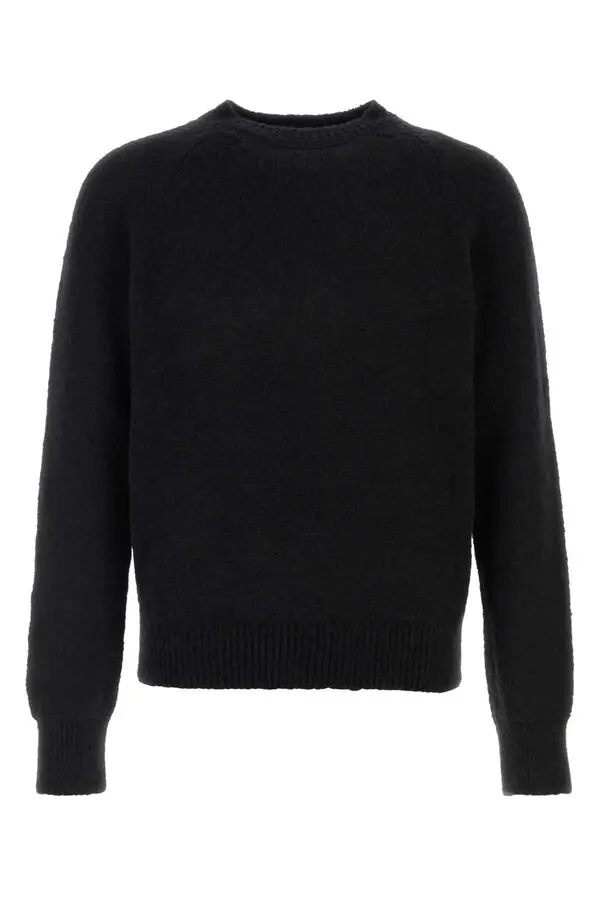 Dries Van Noten Alpaca Blend Melbourne Sweater - Black