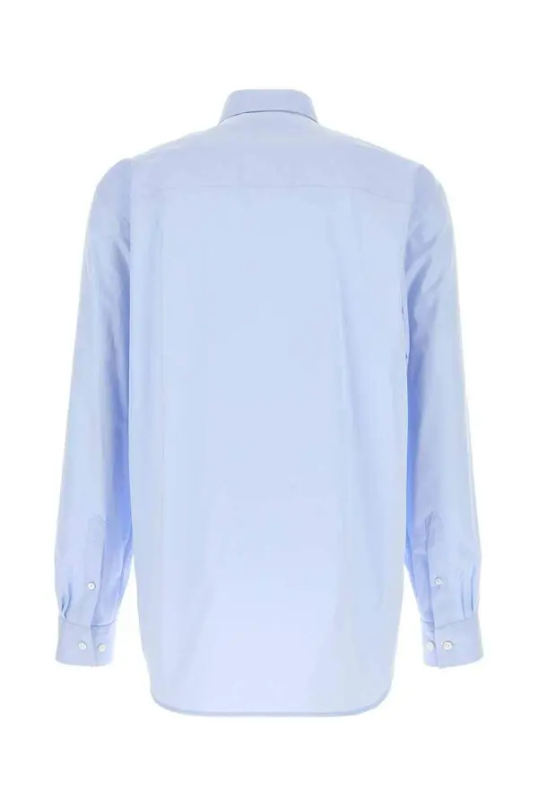 Dries Van Noten Light Cilian Poplin Shirt - Blue