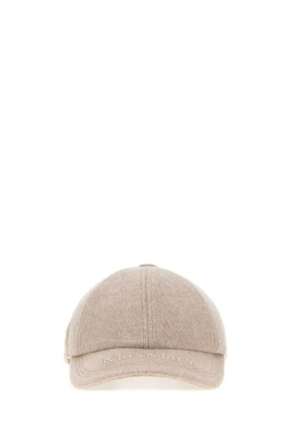 Max Mara Cappuccino Cashmere Lancia Baseball Cap - Brown