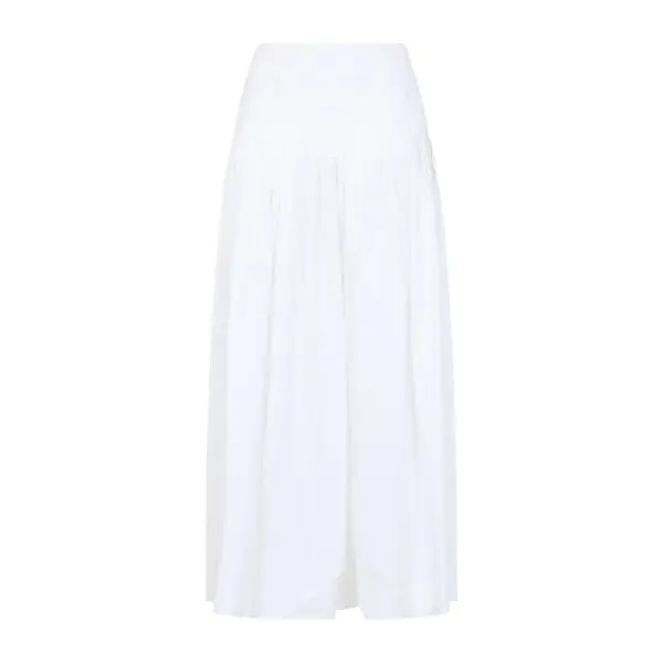 LANVIN Basque Midi Skirt - White