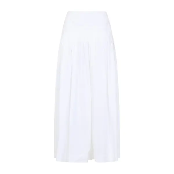 LANVIN Basque Midi Skirt - White
