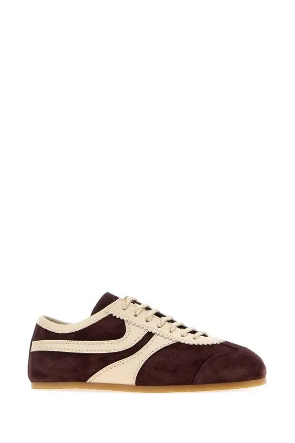 Dries Van Noten Grape Suede Sneakers - Purple