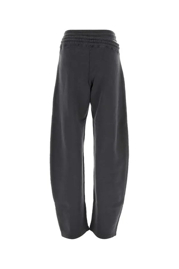 Attico Dark Grey Cotton Joggers
