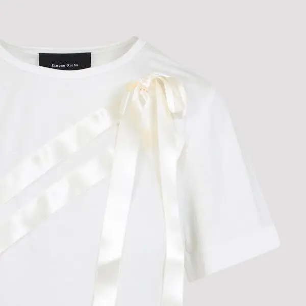 Simone Rocha Bow Sash Easy T-shirt