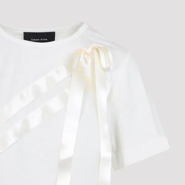 Simone Rocha Bow Sash Easy T-shirt